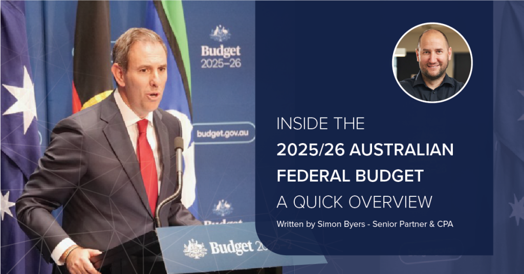 Inside the 2025/26 Australian Federal Budget: a quick overview ...